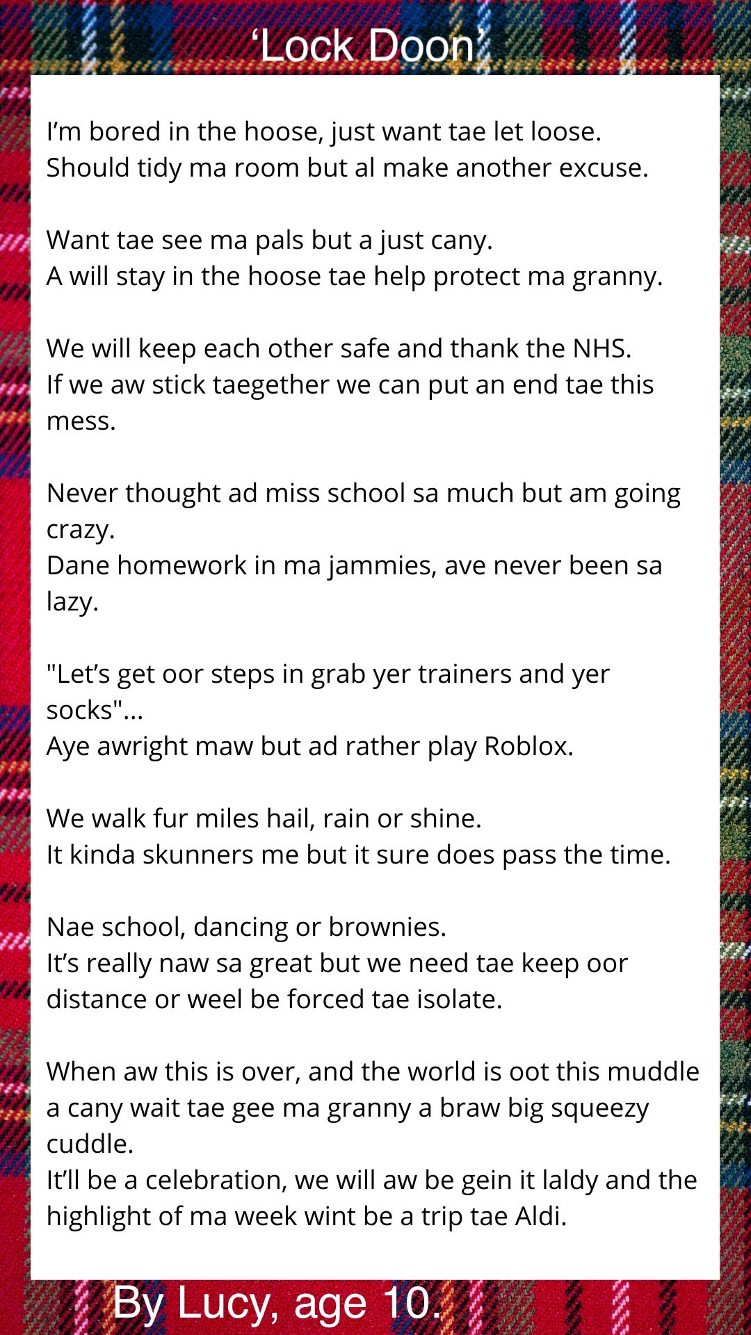 “Lock Doon” – Girlguiding Renfrewshire